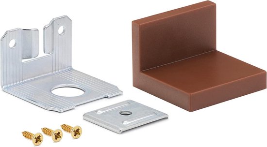 Hoekverbinders 20 stuks metaalafdekking plankdragers meubelverbinderset ...