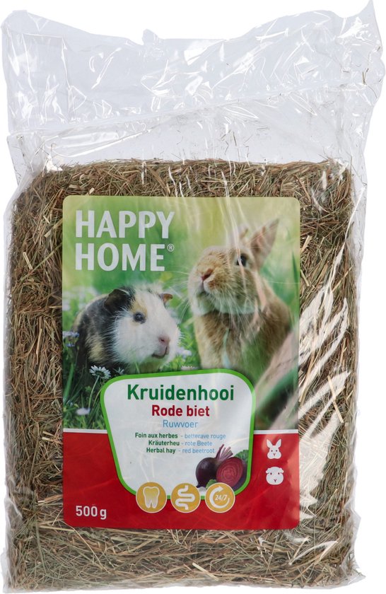 Happy Home Kruidenhooi 500 g - Ruwvoer - Rode Biet | bol