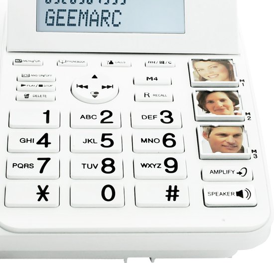 Geemarc, Telefoon voor senioren Basisstation met snoer en AmpliDect Combi 596 extra... | bol