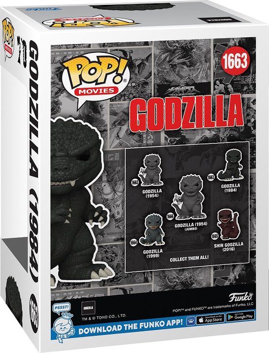 Godzilla Godzilla (1984) (Chase Edition mogelijk!) (70th Anniversary ...