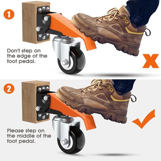 Zwenkwielen voor zware lasten - transportwielen looprol voor werkbank ...