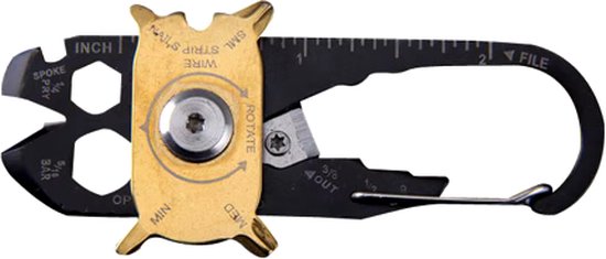 Scoby - Survival Sleutelhanger - Multitool - Handig Zakgereedschap - 20 ...