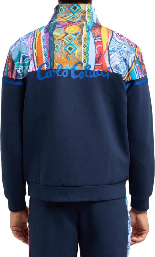 Carlo Colucci Heren Vest Blauw C6730/101 | bol