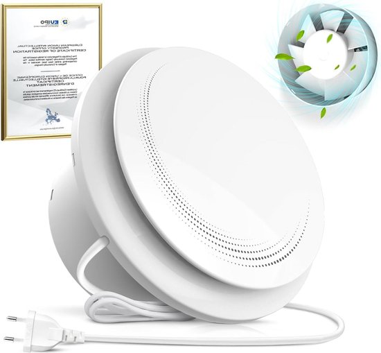 Badkamer ventilator Upgraded Krachtige Ventilatie Ventilator ≤34 dB ...