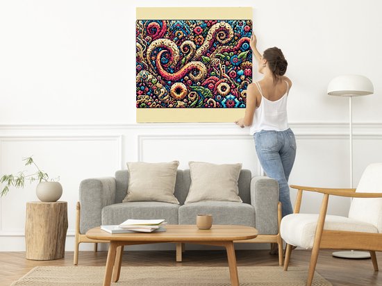 Pixel art relief schilderij | Pixelated expressions in a 3D world of ...