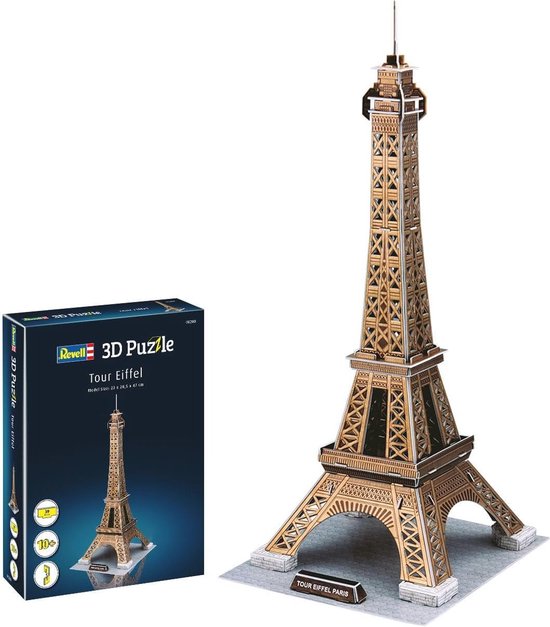 Puzzle 3D Tour Eiffel - Construisez votre Paris, 39 pièces, Artisanat amusant pour... | bol