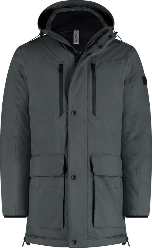 State Of Art Winterjas Groen - Maat 3XL - Heren - Winterjassen | bol