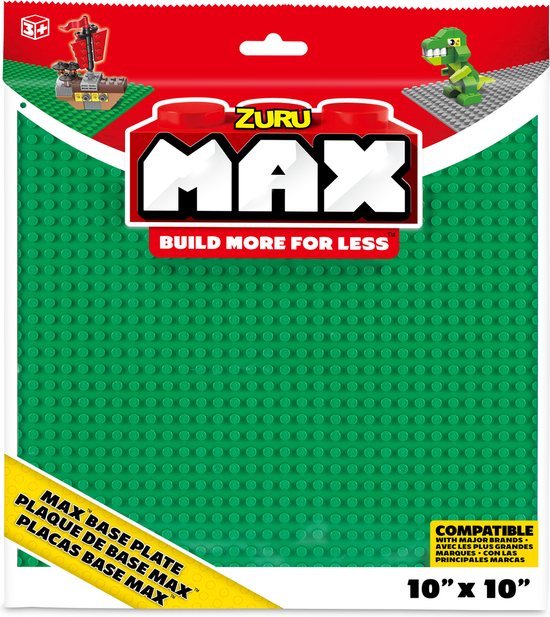MAX Build More Building Bricks grondplaat 25,4 x 25,4 cm - Major Brick ...