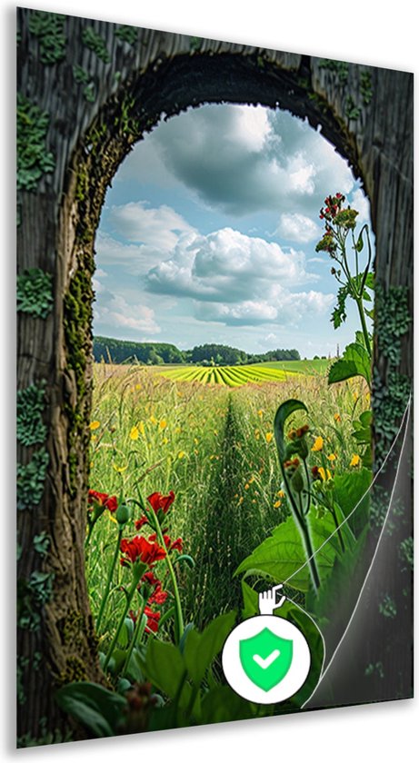 doorkijk poster - Landschap poster - Posters Natuur - Muurdecoratie ...