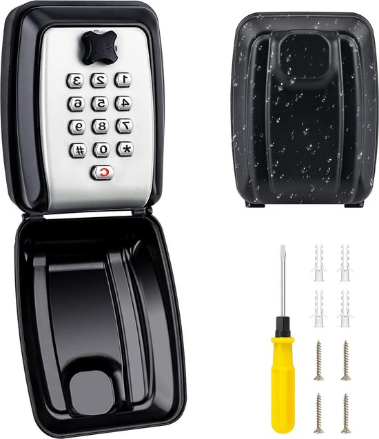 Grote sleutelkluis met cijfercode voor buiten - wandmontage ...