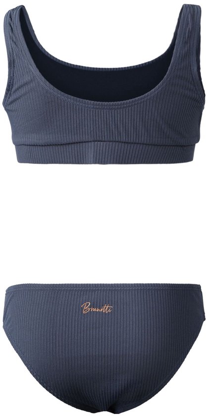 BRUNOTTI - myla-rib girls bikini - Bikini meisjes - Blauw | bol