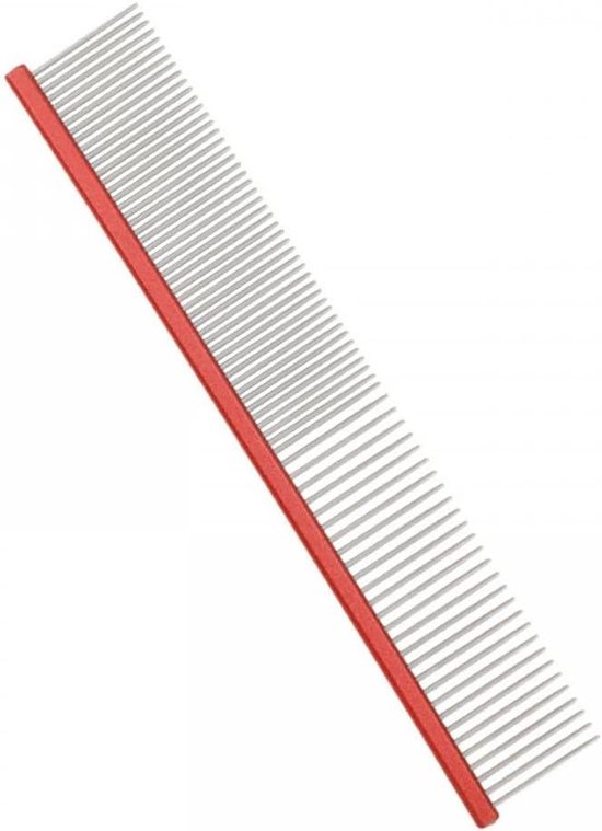 Rounded Teeth Stainless Steel Pet Comb - Dense and Thin Comb for Cats ...