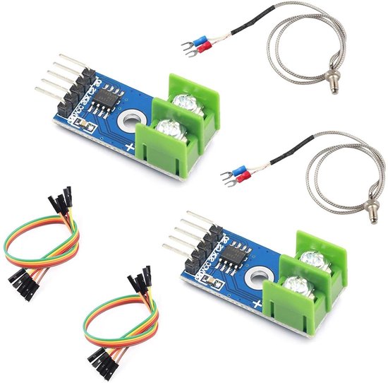 2 stuks K-type thermokoppel-temperatuursensor MAX6675 modules ...