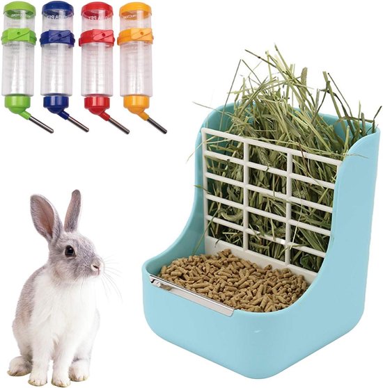 Hay Feeding Station for Rabbits 1 DEau Small Animal Dispenser for Less ...
