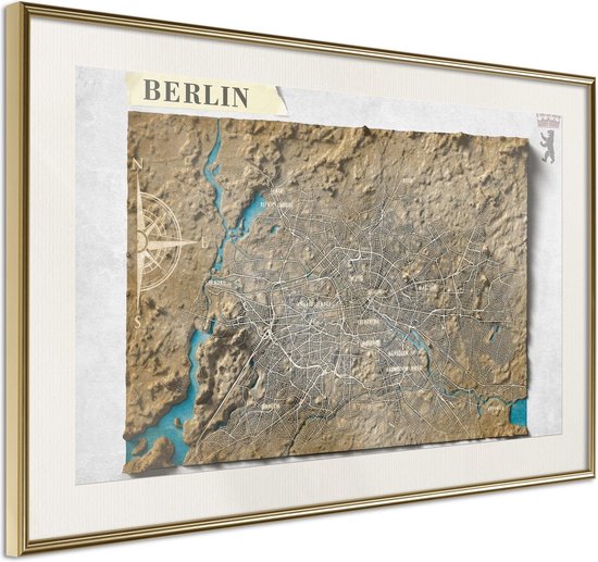 Raised Relief Map: Berlin | bol