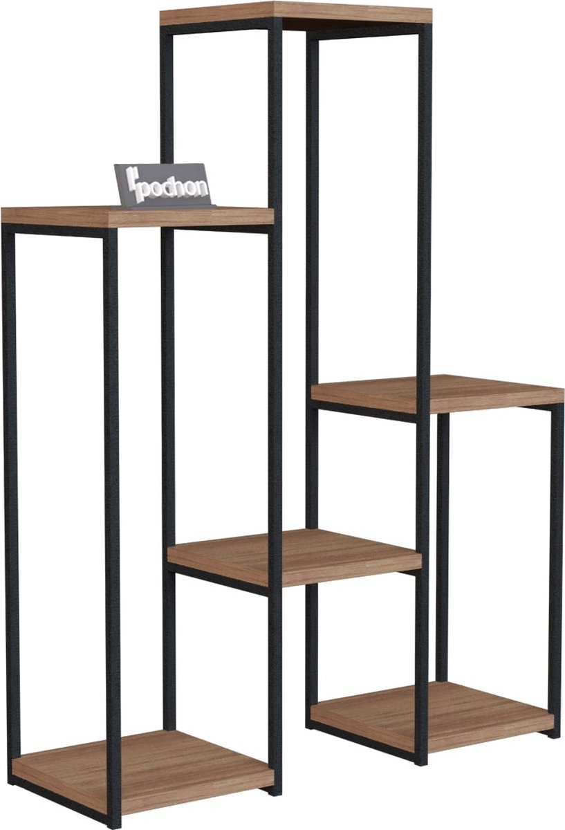 Pochon Home - Plantentafel 6 Planten - Metaal - Plantenrek - Ladderkast ...