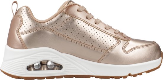 Skechers Uno Metallixs dames sneaker Rose Goud Maat 37 | bol
