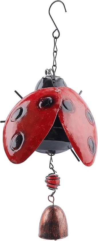 Metalen Windbel - Lieveheersbeestje Wind Chime - Tuindecoratie Outdoor ...