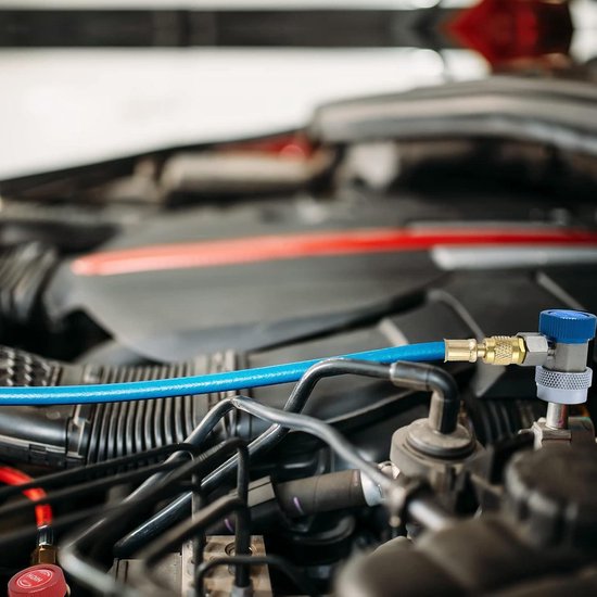 AC Koudemiddel Opladen Drukklok Armatuur - Auto Airconditioningtest ...