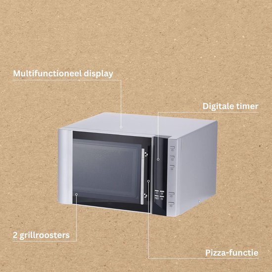 Mrs. Jones® Combi Magnetron - Combimagnetron Vrijstaand - Heteluchtoven ...