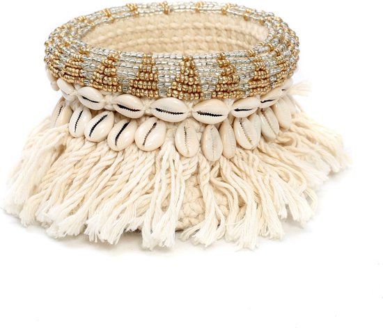 Macrame Planter Cover - Gehaakte Planter Cover - Decoratieve Pot Wrap ...