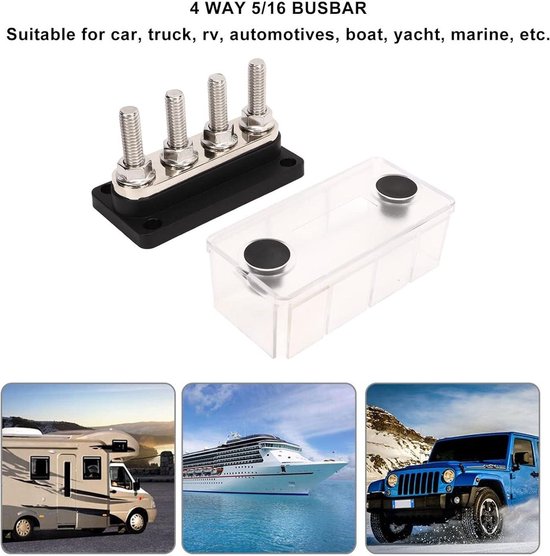 Marine Power Bus Bar Eenvoudige Installatie DC 12V Tot 48V - Power ...