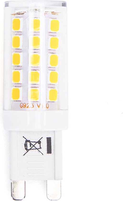 10 Pack - G9 LED Lamp - 3 Watt - 350 Lumen - 3000K | bol