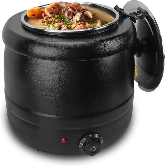 Soeppan 10 liter 400 W met roestvrijstalen voering - Warmte-isolatie ...