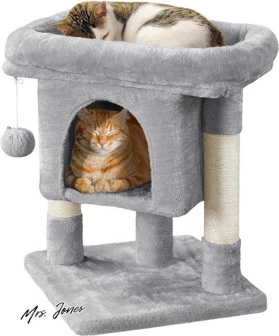 Mrs Jones Scratching Post 60 cm Cat Tree Stable Climbing Tree Sisal ...