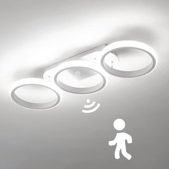 Badkamerlamp Plafondlamp LED plafondlamp met bewegingsdetector- moderne ...