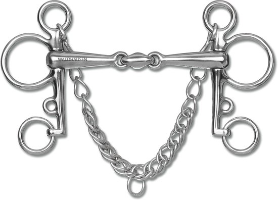 Pelham, Double Jointed, Solid | bol