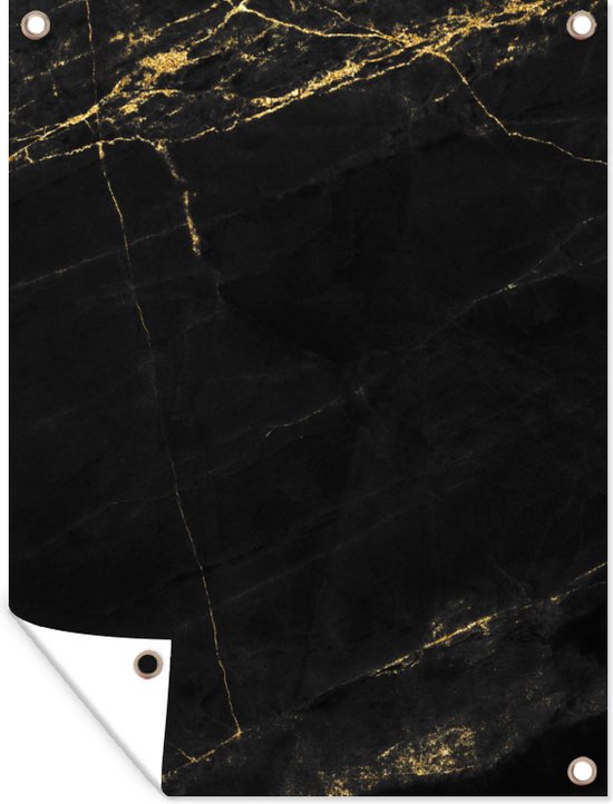 Décoration de Jardin Marbre - Zwart - Goud - Chic - Aspect marbre ...