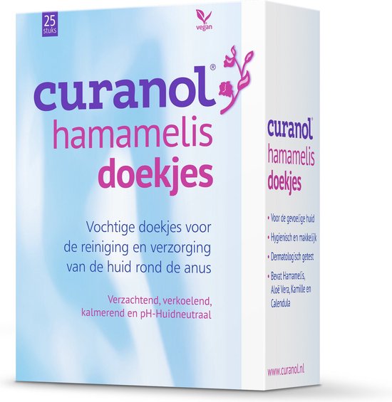 Curanol Hamamelis doekjes 25 stuks | bol