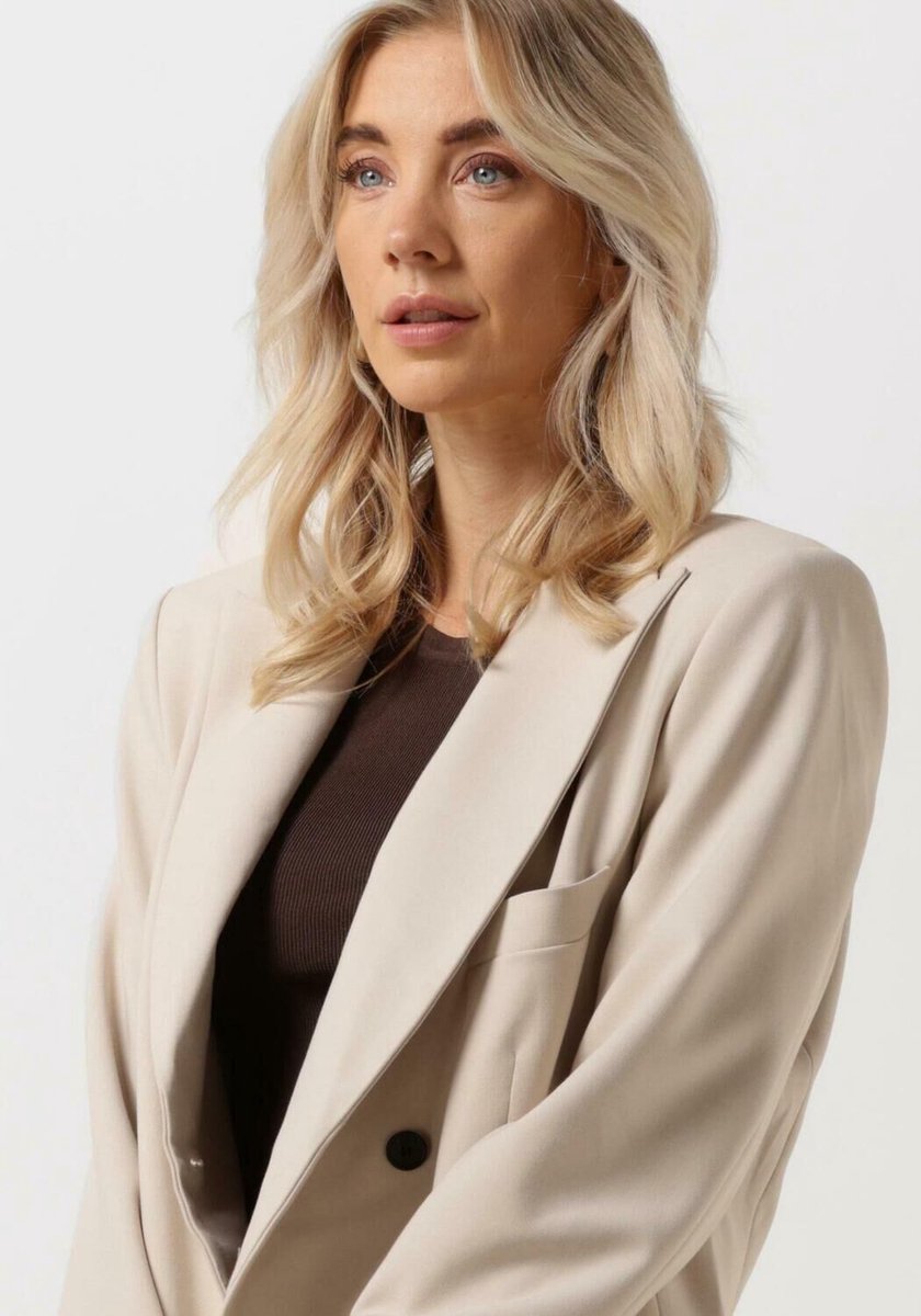 Penn & Ink Blazer Blazers Dames - Beige - Maat 34 | bol.com