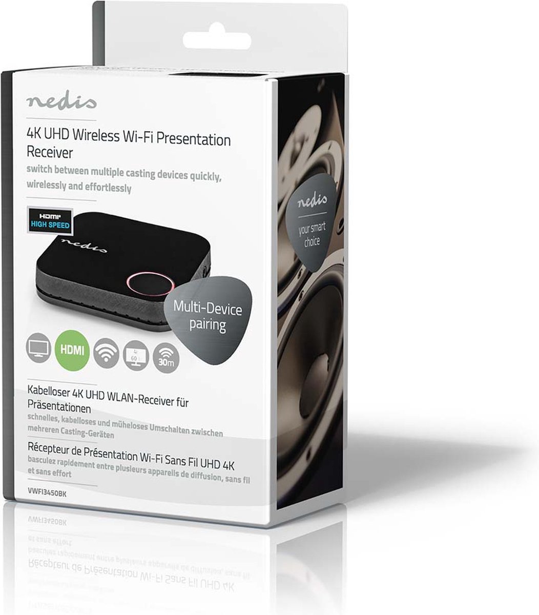 Nedis Draadloze HDMI™ Ontvanger | Wi-Fi | 2400 MHz | 30 m (gezichtsveld ...