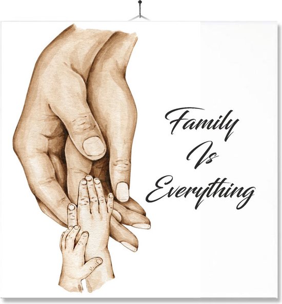 Tegel Met Opdruk | Kado | Cadeau | Family is everything - 2 Kids | bol