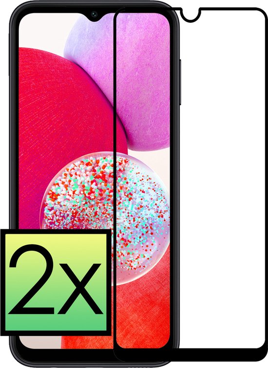 Samsung Galaxy A14 Screenprotector Tempered Glass Full Cover Gehard Glas Beschermglas - 2x | bol.com