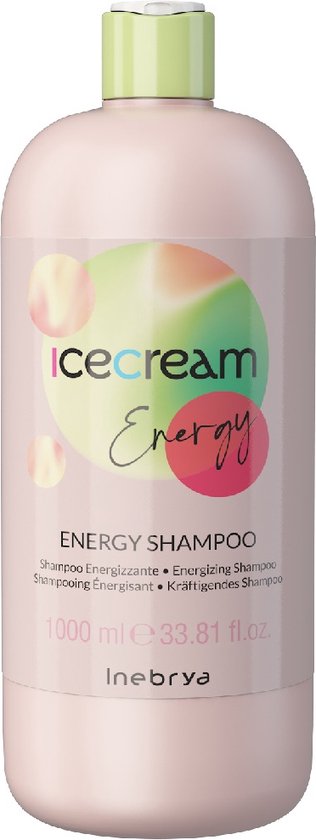 Inebrya - Ice Cream Energy Shampoo 1000ML | bol