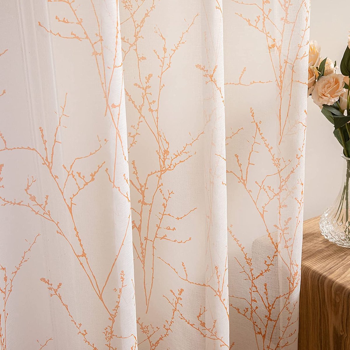 Rideau transparent - durable - rideau transparent de luxe pour chambre ...