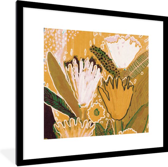 Fotolijst incl. Poster - Bloemen - Geel - Kleuren - Planten - 40x40 cm ... Fotolijst incl. Poster - Bloemen - Geel - Kleuren - Planten - 40x40 cm ...