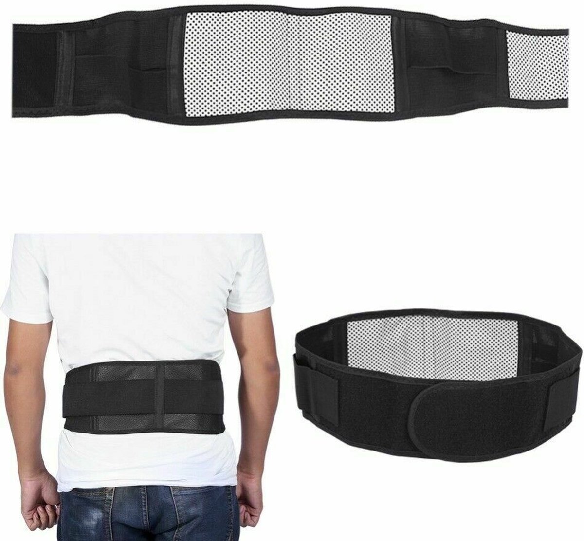 Allernieuwste.nl® Orthopedisch Toermalijn Infrarood Massage Zelfwarmend - Magneet -... | bol