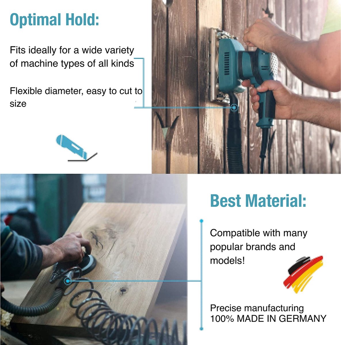 Plemont® Adapter voor Stofzuiger - 3 St - Universeel voor Reductie ...