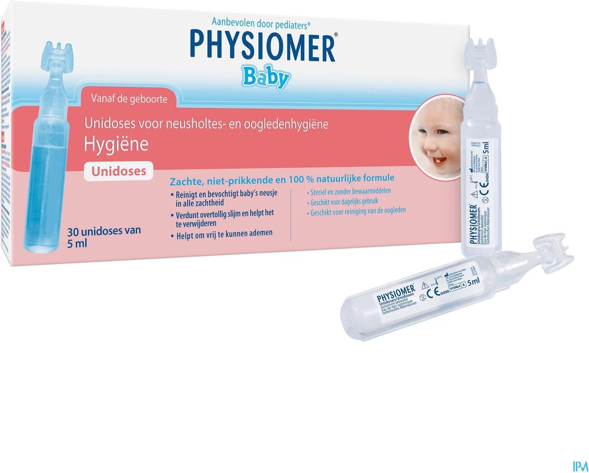 Physiomer® Baby Unidoses 30 X 5 ml Reiniging Ogen & Neus Baby | bol.com