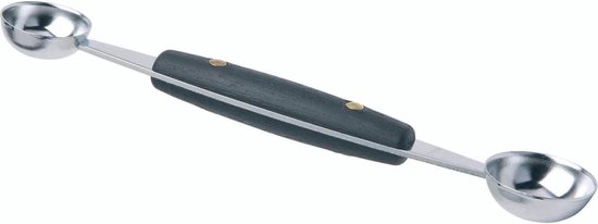 Dubbele kop Meloen Baller-Parisienne Scoop van roestvrij staal voor in ...