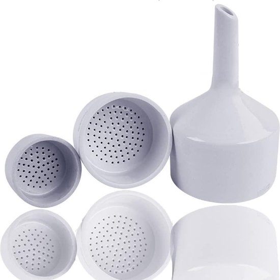 Buchner-trechter keramische porseleinen plastic vaste vloeibare ...