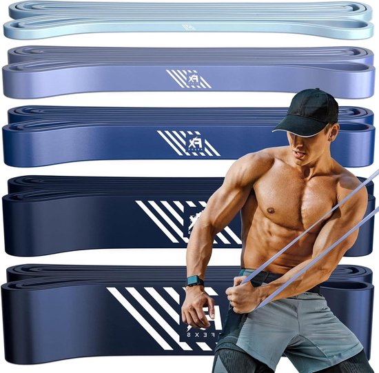 Pull up bands set van 5 - Weerstandsbanden heavy medium light ...