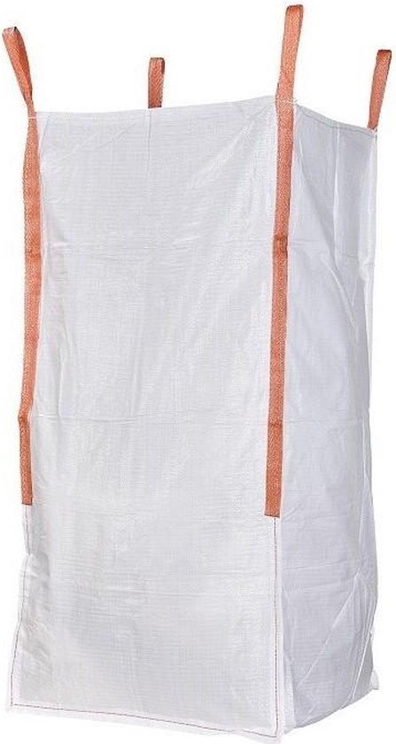 10x | Lange Big Bag 90x90x190cm | Grote stabiele Big Bag | bol