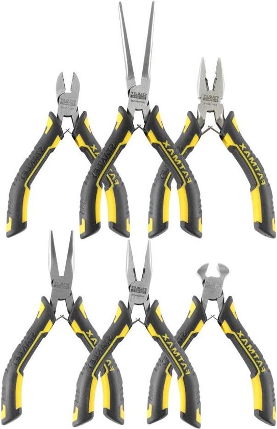 6-Piece Mini Pliers Set - Perfect for DIY Projects and Repairs | bol
