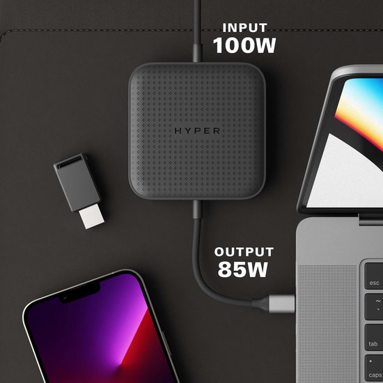 Hyper HD USB-C Mobile Dock black | bol