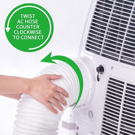 130 mm diameter 2 m lengte Flexibele Ventilatieslang Afvoerslang Airco ...